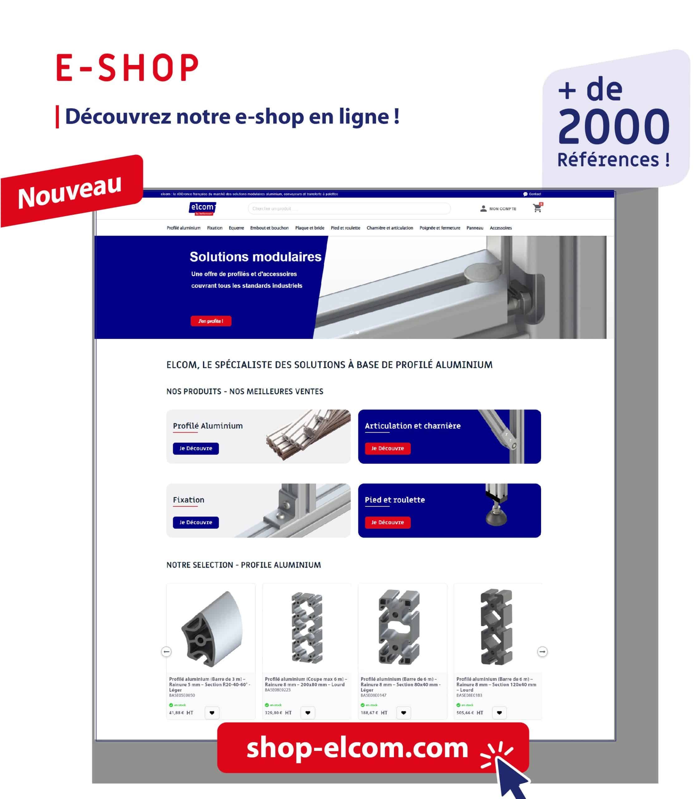Découvrez notre nouvel e-shop Elcom ! - Elcom